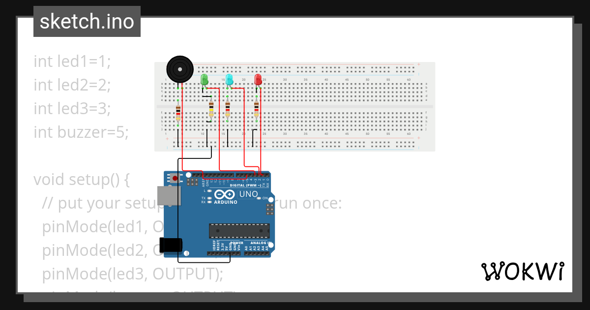 Police Light Siren Copy 2 Wokwi Esp32 Stm32 Arduino Simulator 4843