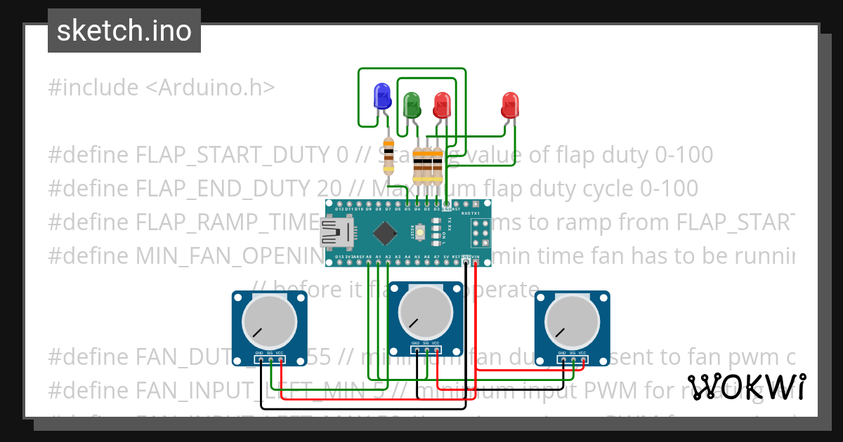 analog state machine - Wokwi ESP32, STM32, Arduino Simulator