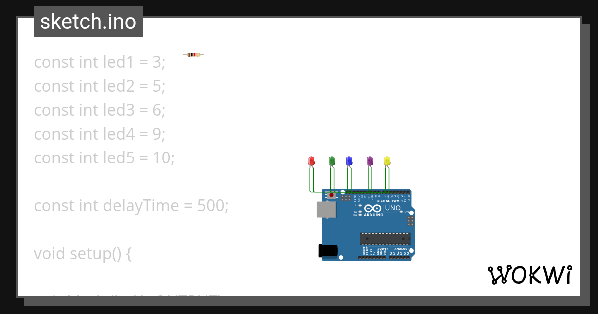 Arduino Programmable Lights Copy - Wokwi ESP32, STM32, Arduino Simulator