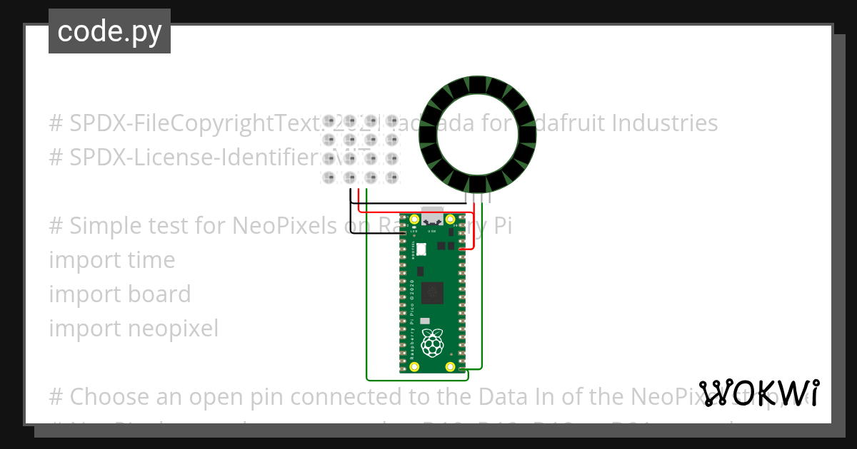 Circuitpython Neopixel Simple Test Copy Wokwi Esp32 Stm32 Arduino 2842