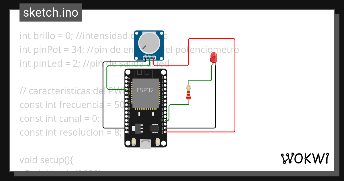 Práctica 010 - Wokwi ESP32, STM32, Arduino Simulator Práctica 010 - Wokwi ESP32, STM32, Arduino Simulator