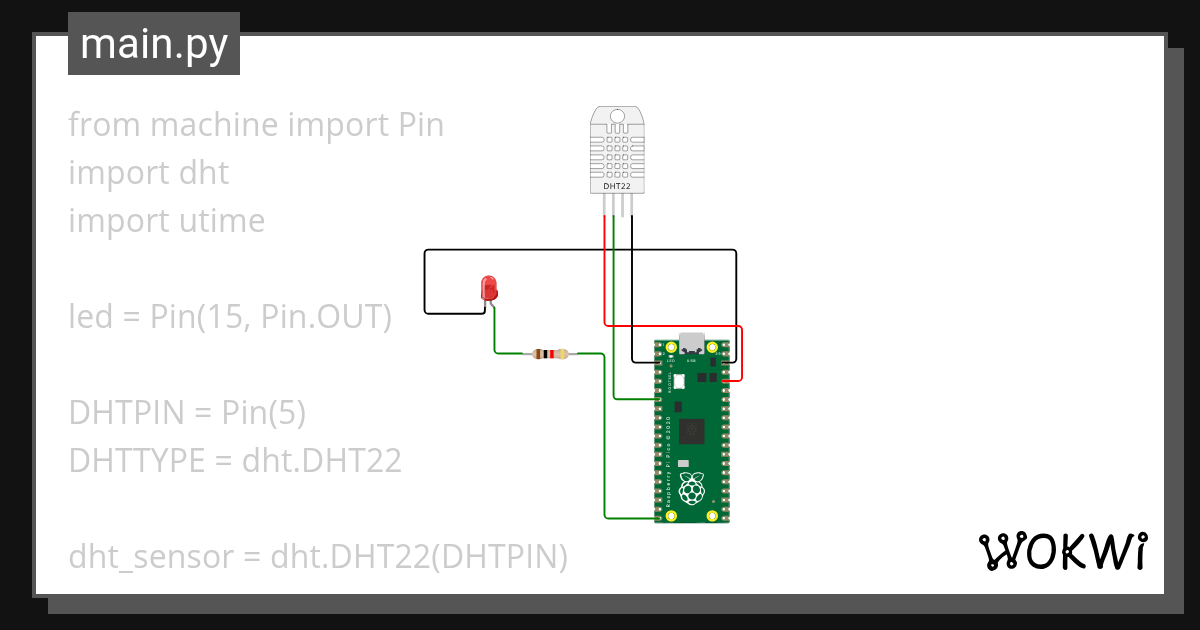 led_blink_py - Wokwi ESP32, STM32, Arduino Simulator
