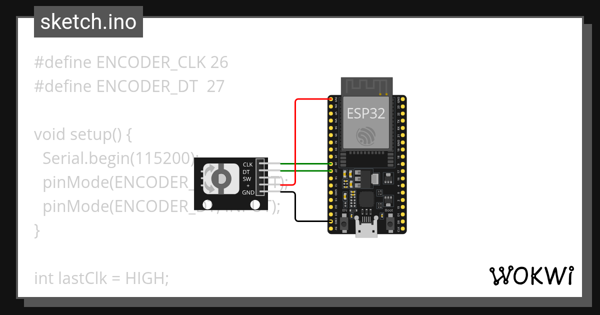 Esp32encoders001 Wokwi Esp32 Stm32 Arduino Simulator