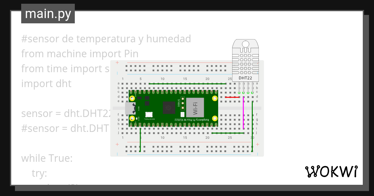 dht - Wokwi ESP32, STM32, Arduino Simulator
