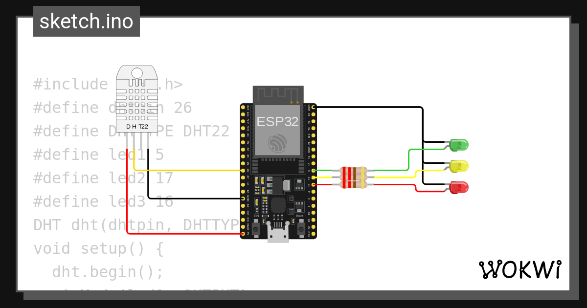Projeto Aula Wokwi Esp32 Stm32 Arduino Simulator 