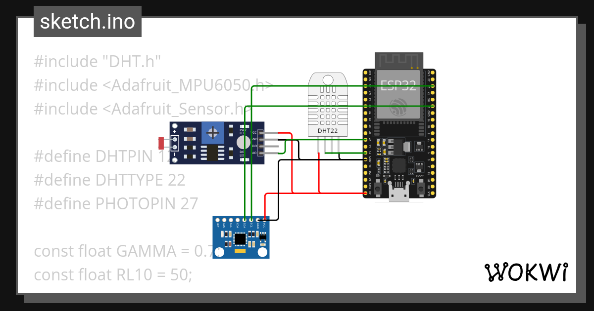 Health Hazard Smartwatch - Wokwi ESP32, STM32, Arduino Simulator