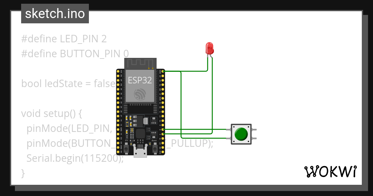 Bài 2 - Wokwi ESP32, STM32, Arduino Simulator Bài 2 - Wokwi ESP32, STM32, Arduino Simulator