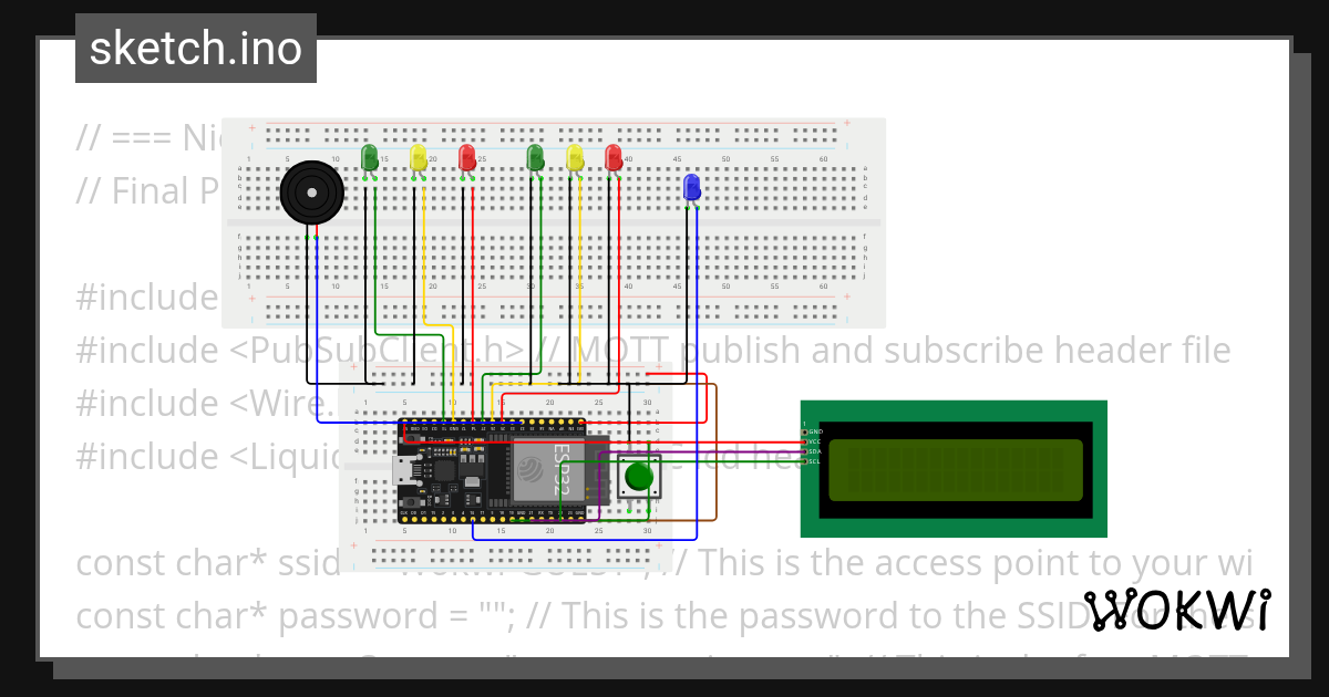 Final Project - Wokwi ESP32, STM32, Arduino Simulator