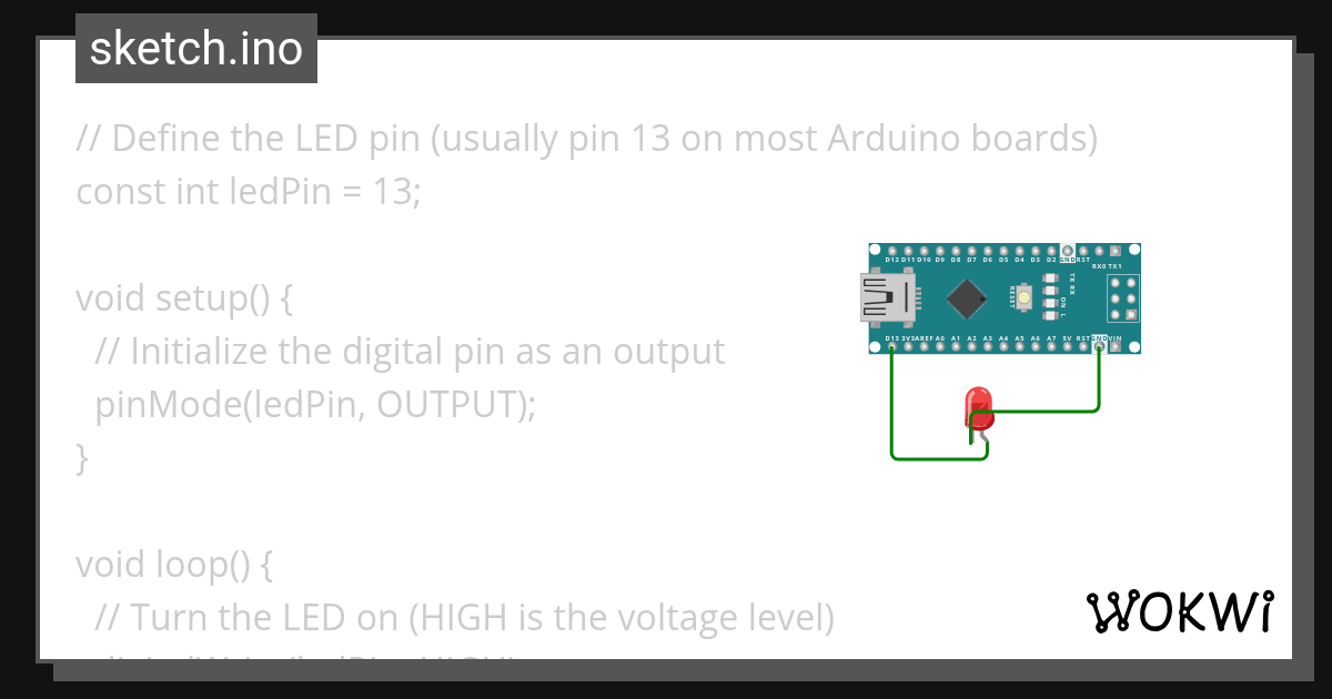 blink nano - Wokwi ESP32, STM32, Arduino Simulator