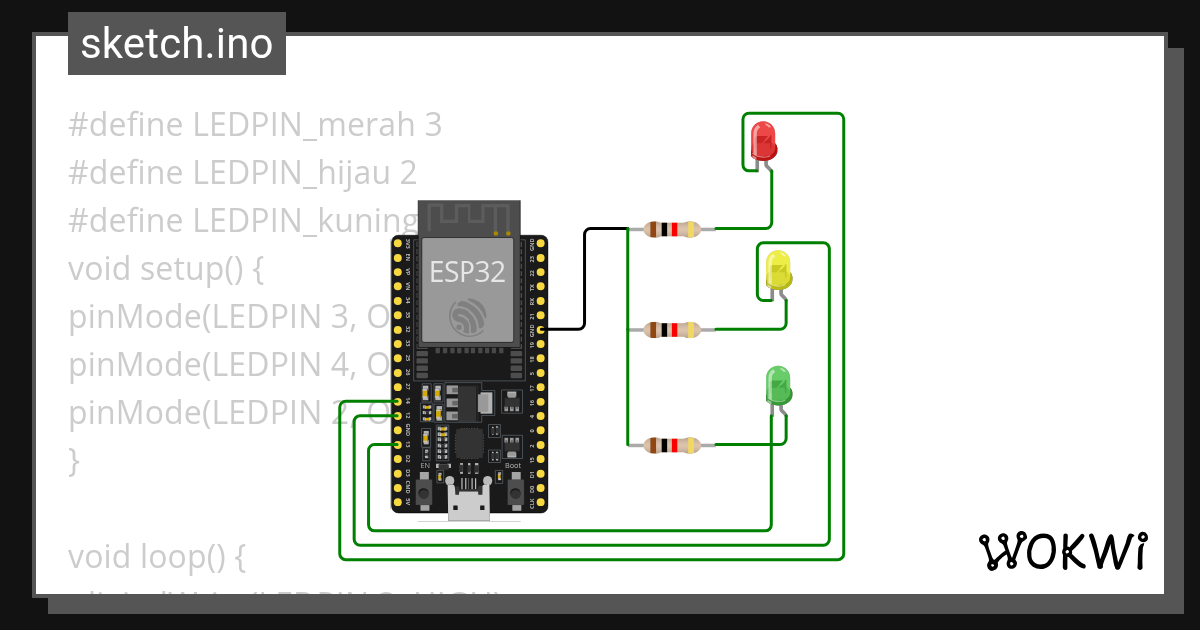 sisi - Wokwi ESP32, STM32, Arduino Simulator