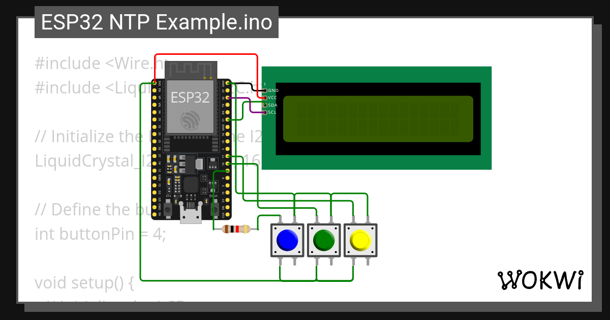 Prueba menú arduino - Wokwi ESP32, STM32, Arduino Simulator