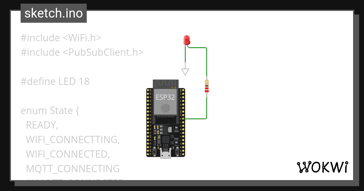 01-mqtt-led - Wokwi ESP32, STM32, Arduino Simulator