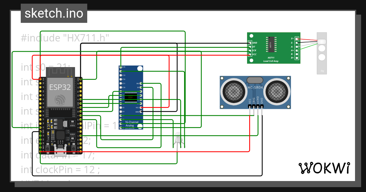 Multiplexer yg gak tau cara diubah nilainya dan gak bersatu (Myskill) - Wokwi ESP32, STM32 ...