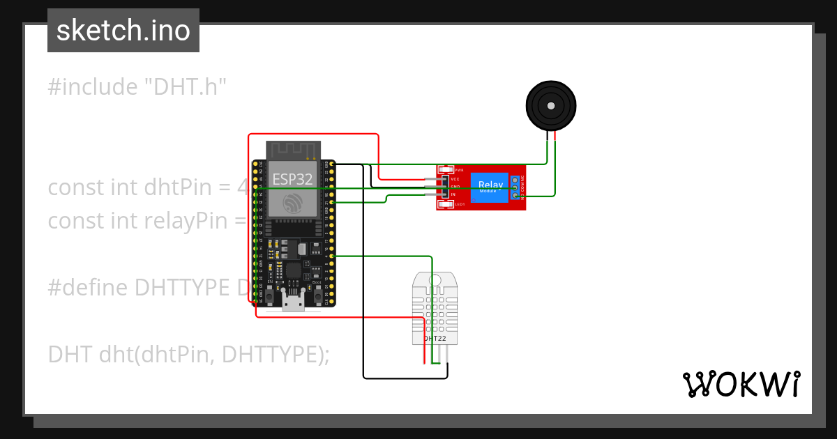 DHT - Wokwi ESP32, STM32, Arduino Simulator