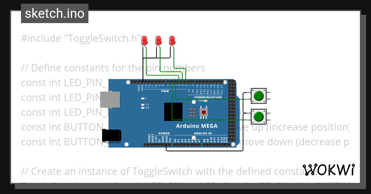Side foot steps - Wokwi ESP32, STM32, Arduino Simulator