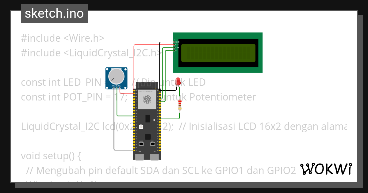 simulasi projek deteksi hama hidroponik - Wokwi ESP32, STM32, Arduino Simulator