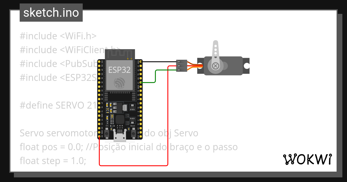 SA 04 - Etapa 02 (Escravo) - Wokwi ESP32, STM32, Arduino Simulator