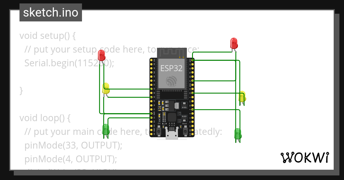 Task4 Wokwi Esp32 Stm32 Arduino Simulator 4094