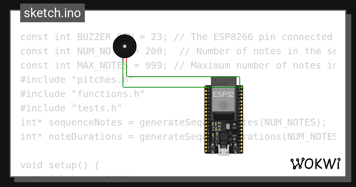 Buzzeresp Wokwi Esp32 Stm32 Arduino Simulator 2530