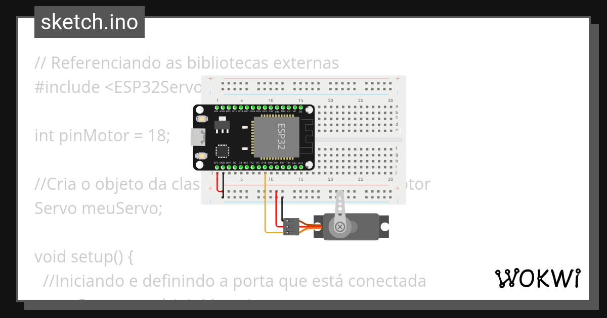 09_MicroServo - Wokwi ESP32, STM32, Arduino Simulator