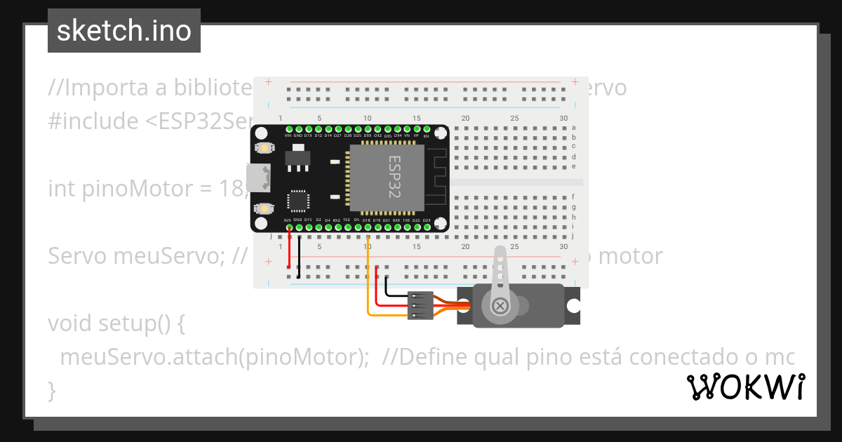 09_MicroServo - Wokwi ESP32, STM32, Arduino Simulator