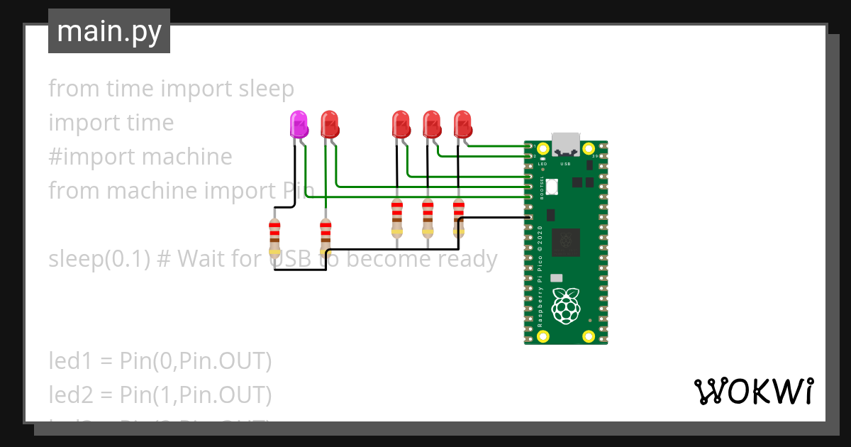 ledS - Wokwi ESP32, STM32, Arduino Simulator