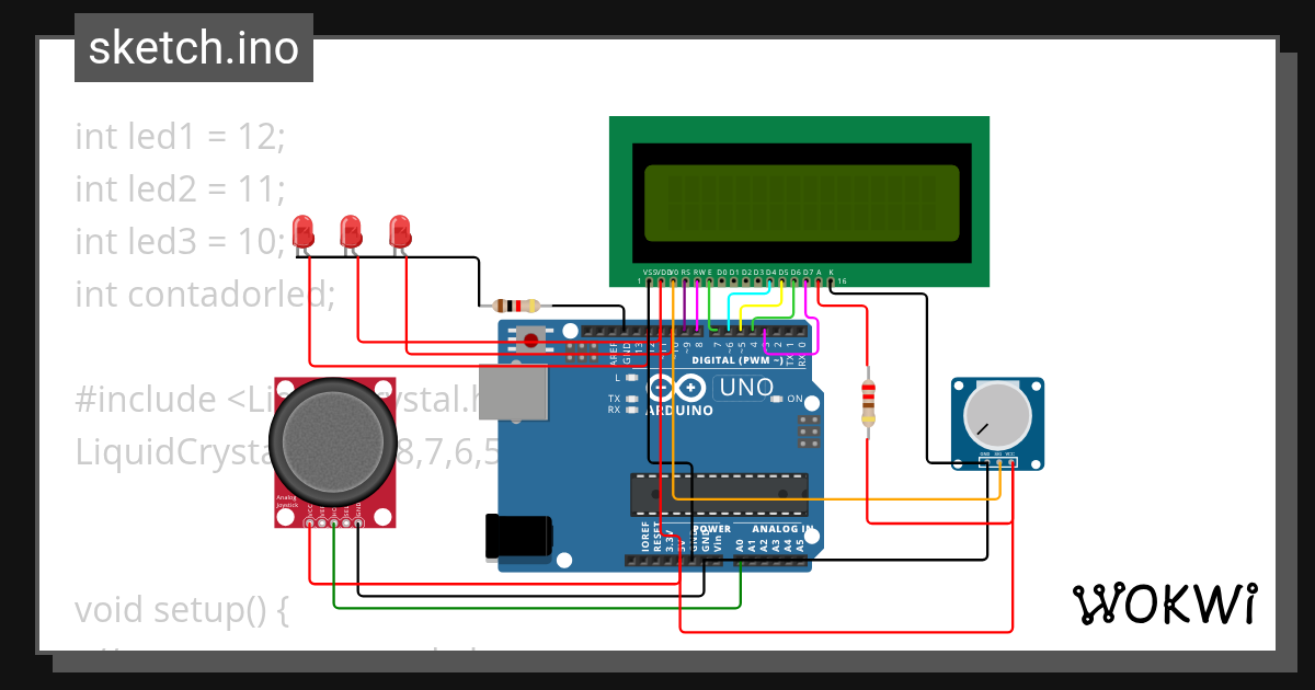 joystick - Wokwi ESP32, STM32, Arduino Simulator