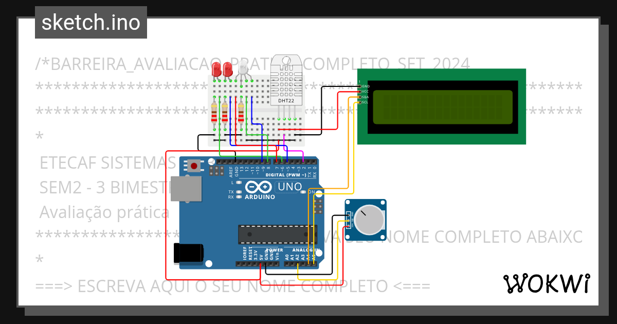 Sensores e Painel I2C Copy - Wokwi ESP32, STM32, Arduino Simulator
