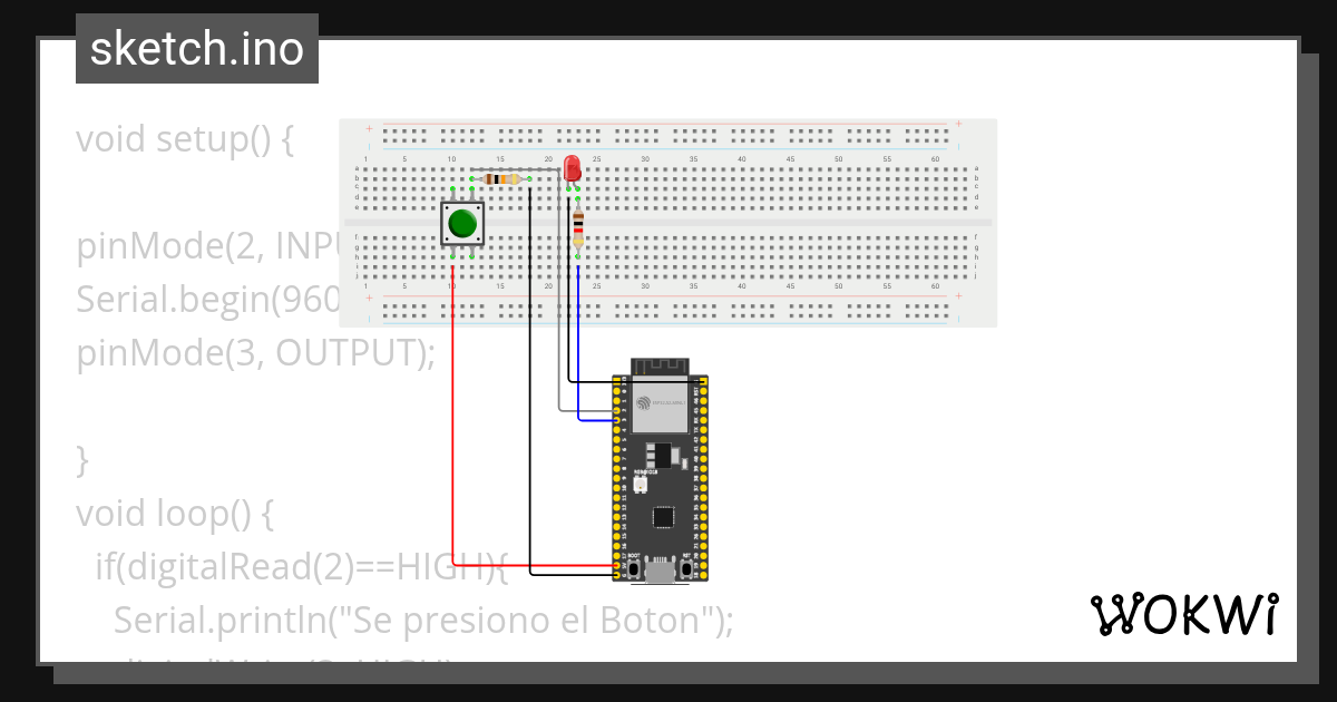 Practica5_BotonLED - Wokwi ESP32, STM32, Arduino Simulator