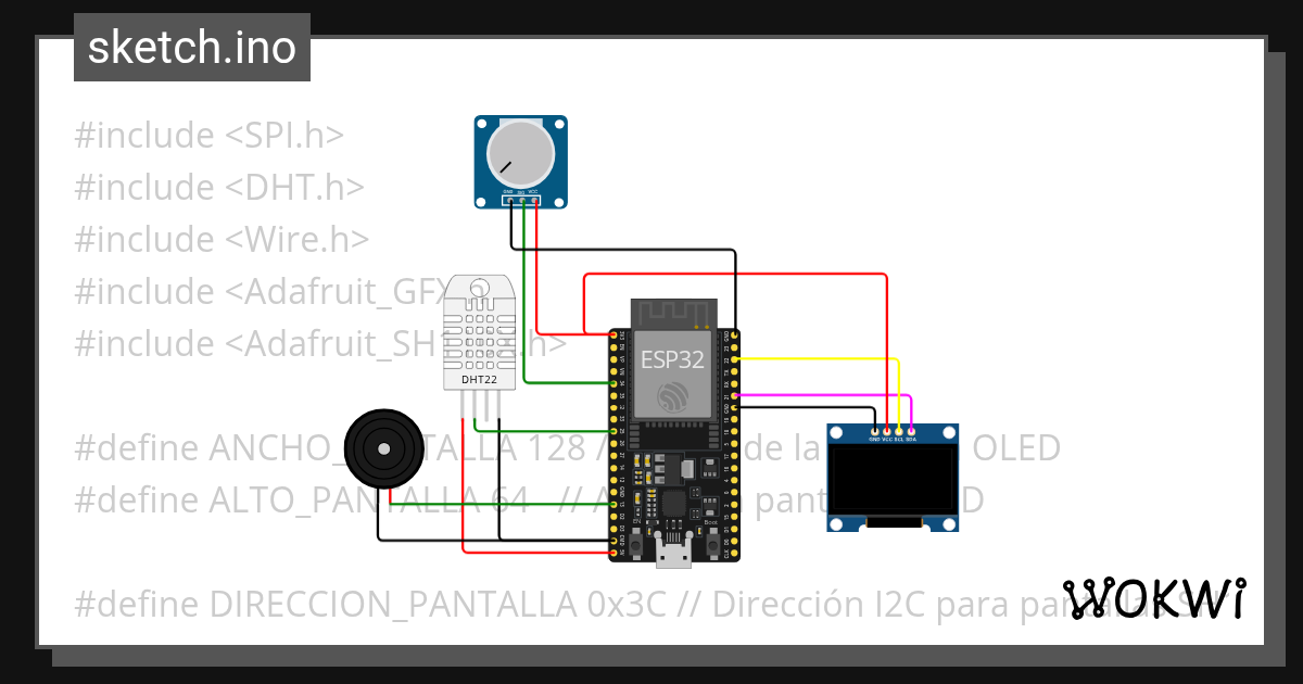detector de gas esp32 - Wokwi ESP32, STM32, Arduino Simulator