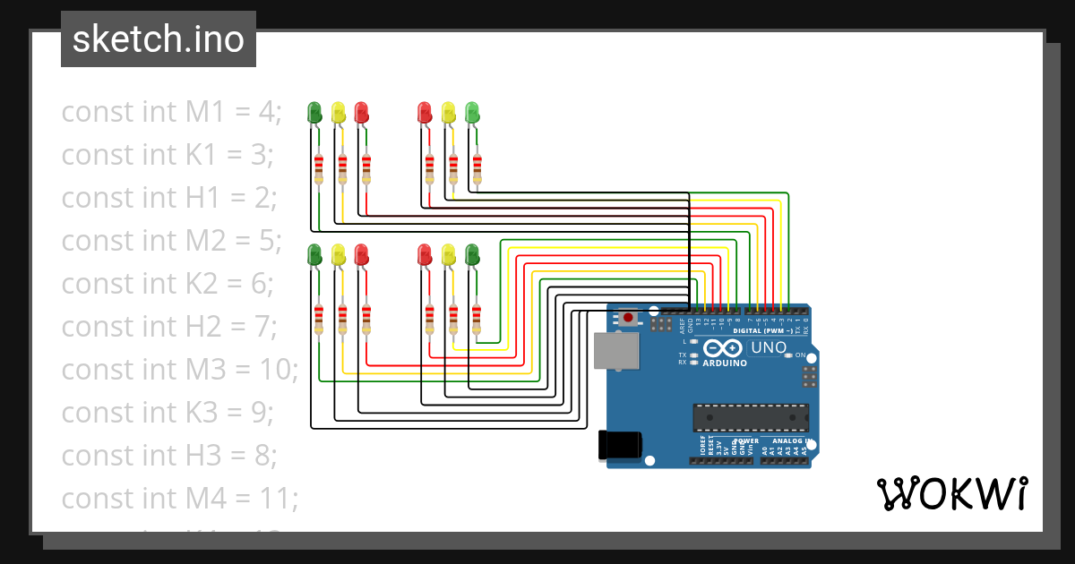 TRAFFIC LIGHT RISKA Copy - Wokwi ESP32, STM32, Arduino Simulator