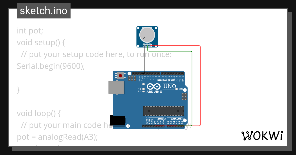 Potensiometer Wokwi Esp32 Stm32 Arduino Simulator 9613