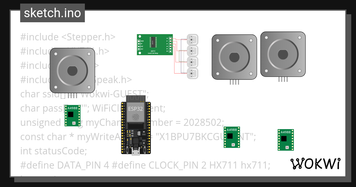 supple chain system - Wokwi ESP32, STM32, Arduino Simulator