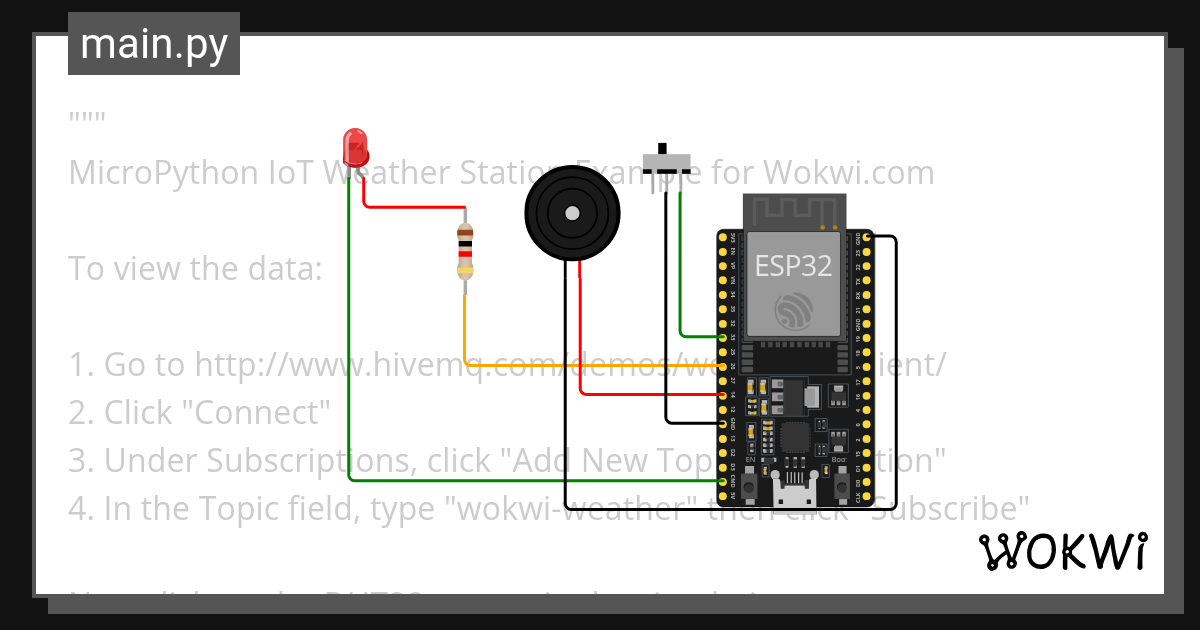 Prova - B - ex1 - Wokwi ESP32, STM32, Arduino Simulator