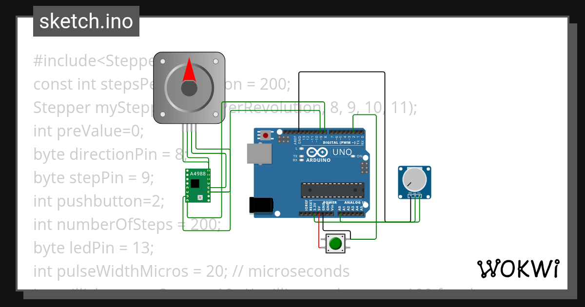 Lab 5 Stepper Motor Copy Wokwi Esp32 Stm32 Arduino Simulator