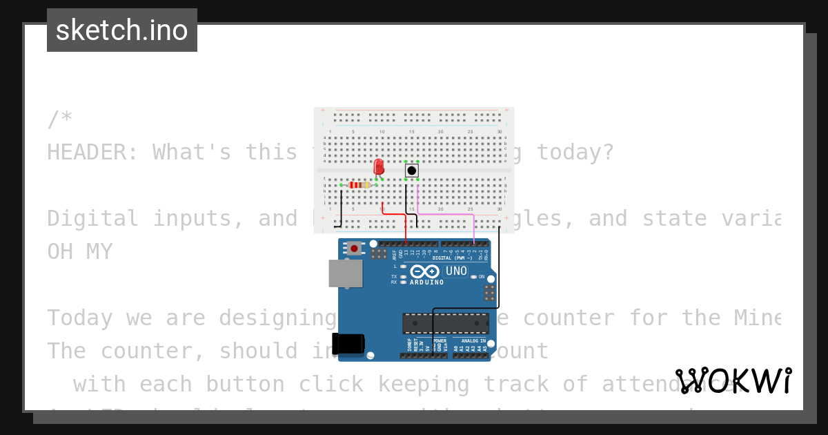 Lecture5 Boolean Toggle Wokwi Esp32 Stm32 Arduino Simulator 