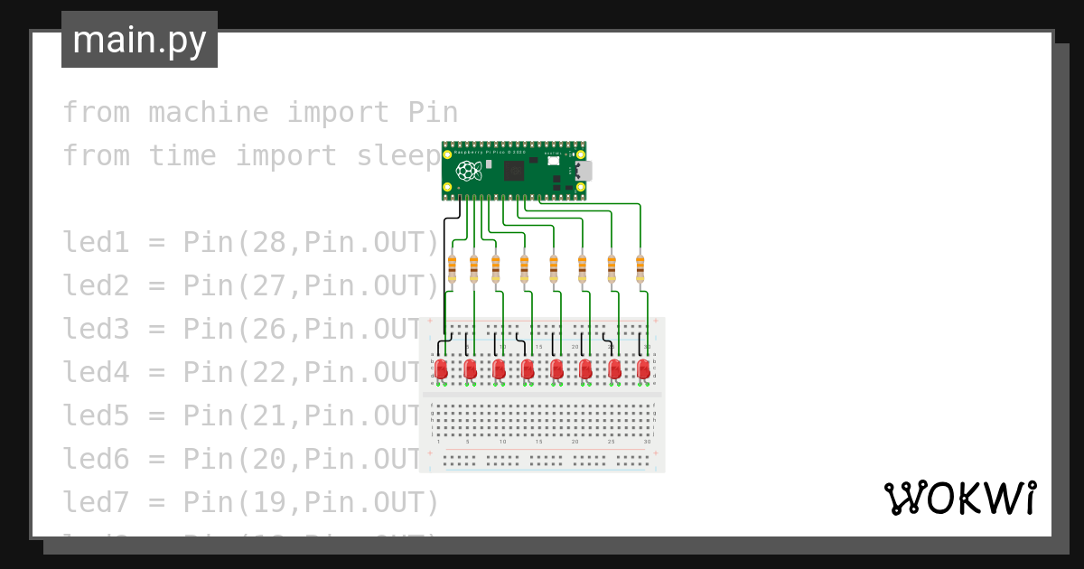 4bit Counter Wokwi Esp32 Stm32 Arduino Simulator
