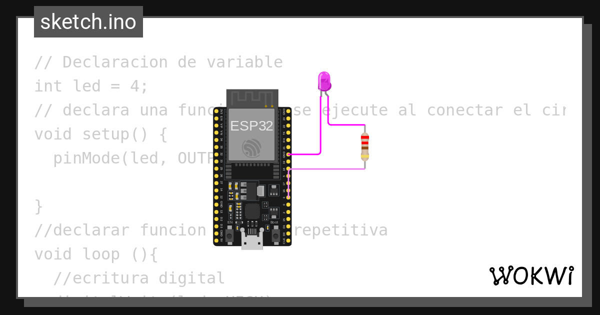 Hola Mundo Wokwi Esp32 Stm32 Arduino Simulator 0017