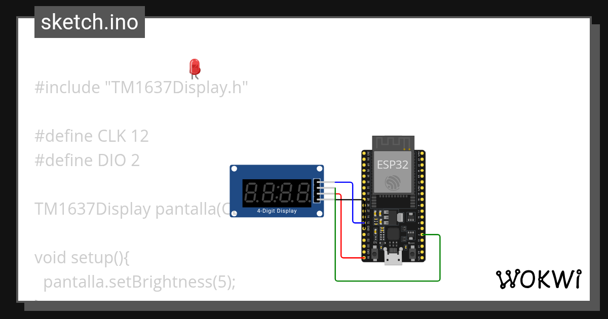 Contador Display 4 Segmentos Wokwi Esp32 Stm32 Arduino Simulator 1407