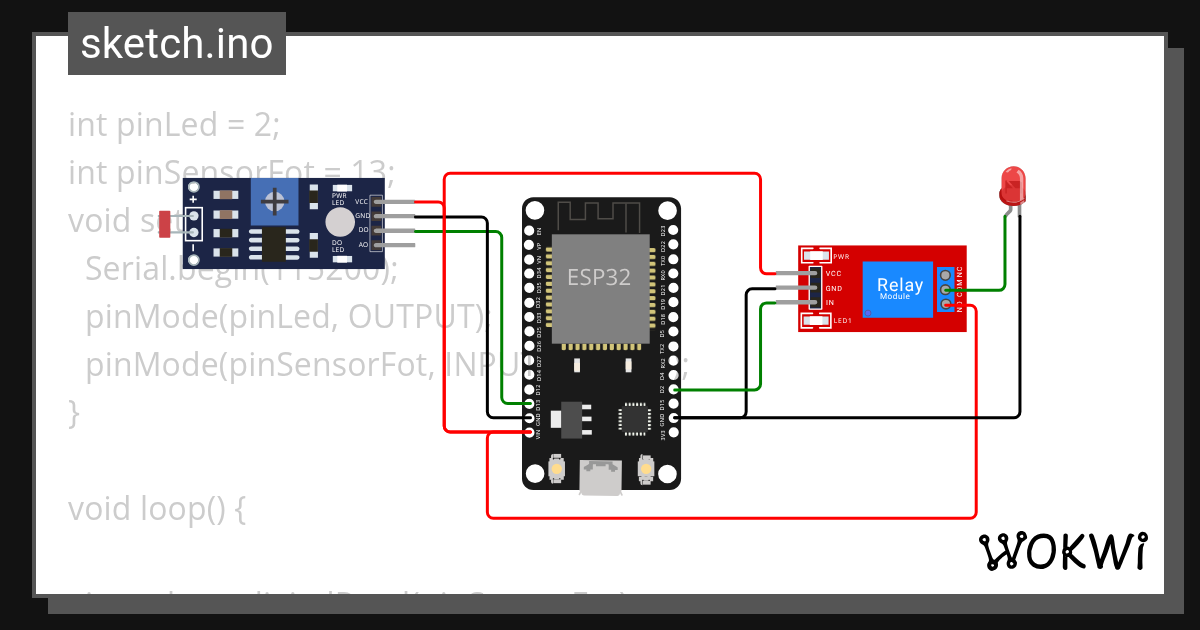 Practica17. Prende/Apaga un led conectado a un relay. si no hay ... Practica17. Prende/Apaga un led conectado a un relay. si no hay ...