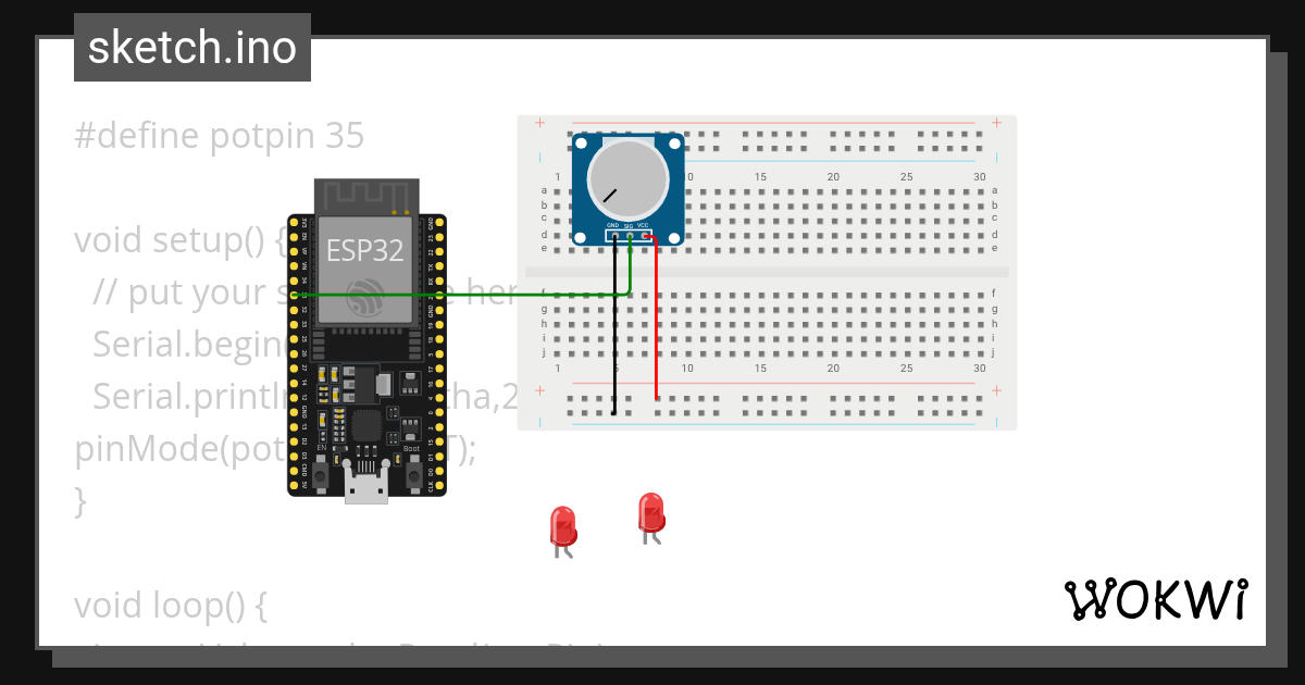 Lab5 - Wokwi ESP32, STM32, Arduino Simulator