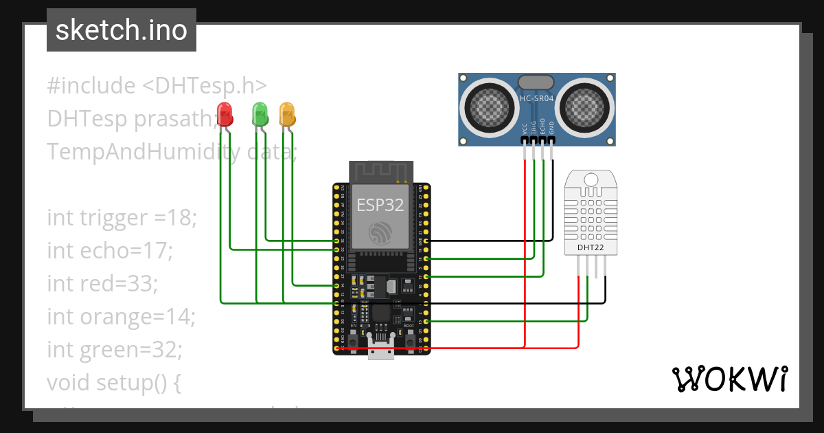 temp&hum - Wokwi ESP32, STM32, Arduino Simulator