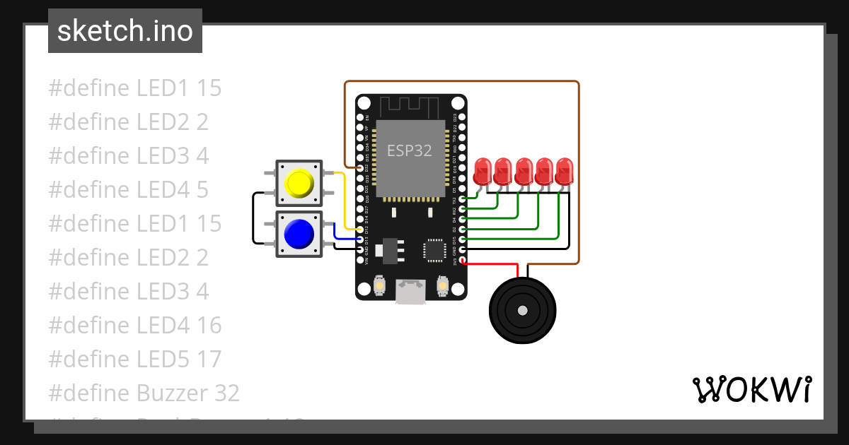 Lab 10. - Wokwi ESP32, STM32, Arduino Simulator