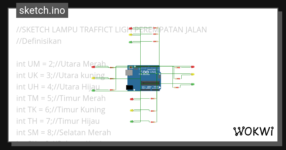 traffic - Wokwi ESP32, STM32, Arduino Simulator