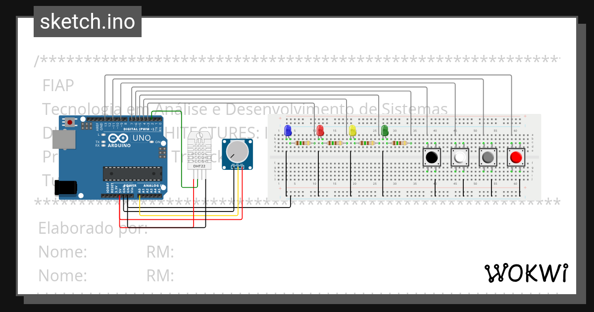 simulado 0409 - Wokwi ESP32, STM32, Arduino Simulator