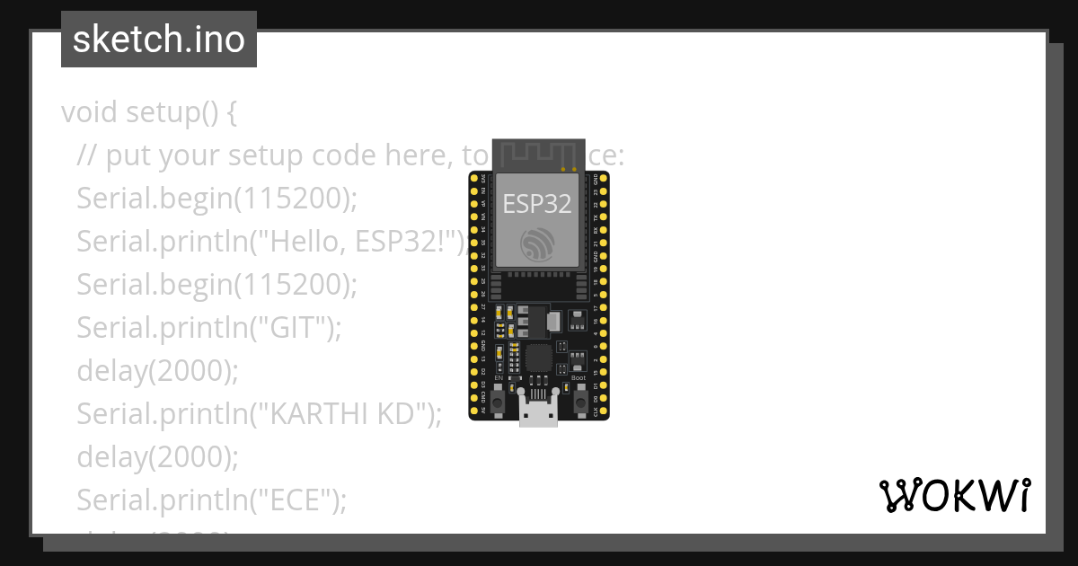 Karthi 1 Wokwi Esp32 Stm32 Arduino Simulator