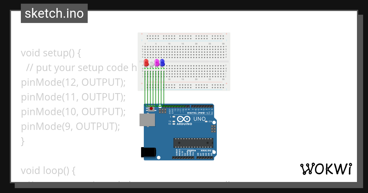 Led Chaser Haniya Wokwi Esp32 Stm32 Arduino Simulator 6418