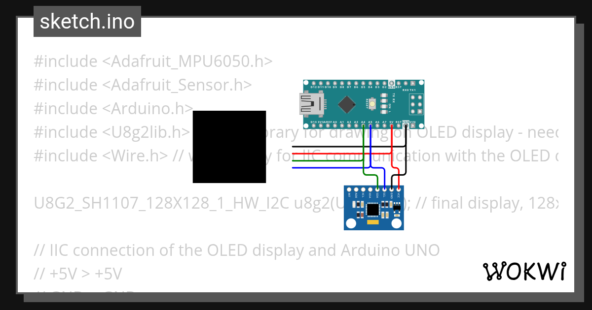 G meter - Wokwi ESP32, STM32, Arduino Simulator