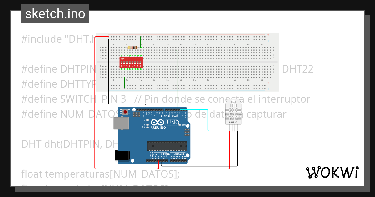 Temperatura Y Humedad Wokwi Esp32 Stm32 Arduino Simulator 