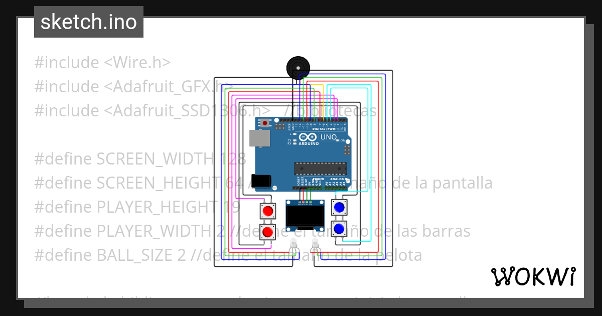 pinpon insano - Wokwi ESP32, STM32, Arduino Simulator